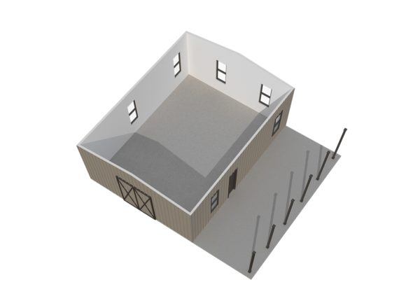 30x40 Metal Barn Kit: Quick Prices | General Steel Shop