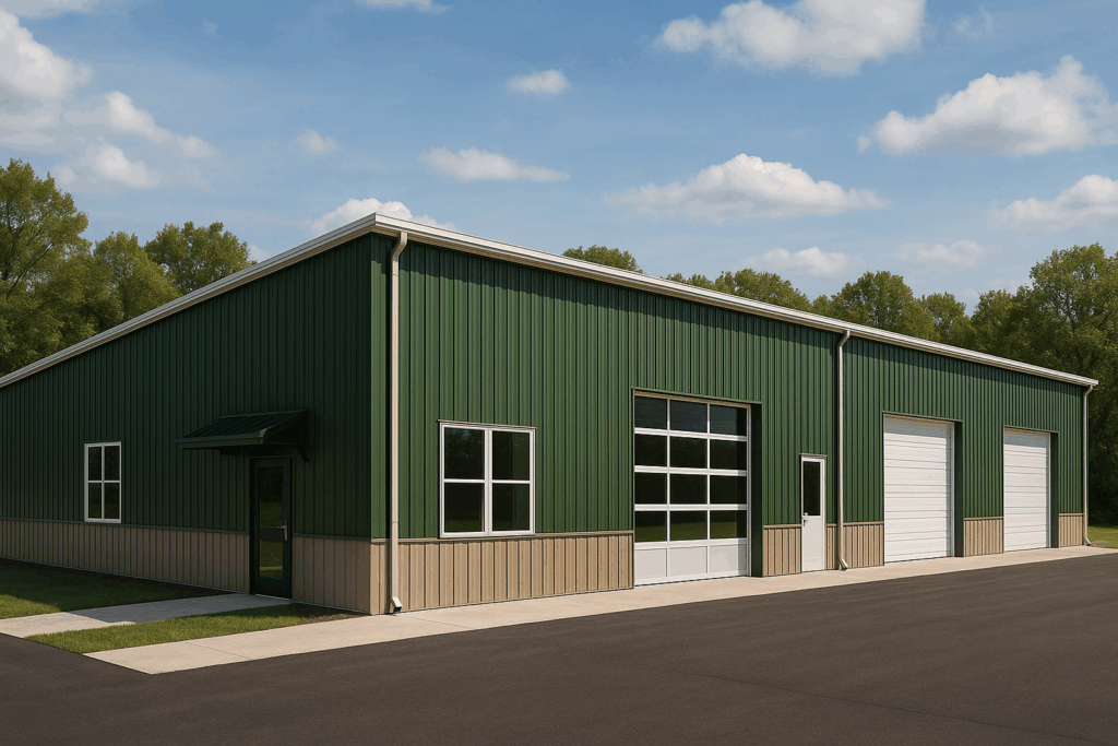 Amy’s 22x30 Single Slope Metal Building in Alabama