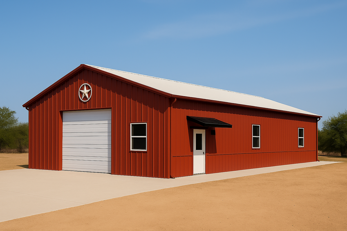 Tim's 24x25 Metal Building in Texas | General Steel