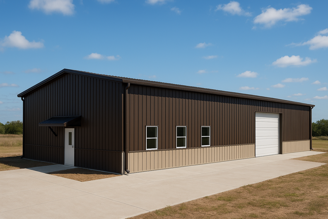Justin's 30x50 Metal Building in Texas | General Steel