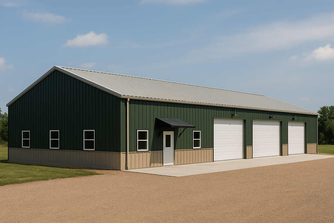 Rand's 40x60 Metal Workshop in Wyoming | GenSteel