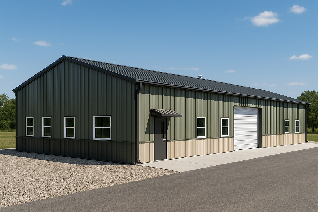 Taylor's 30x55 Steel Building in Texas | General Steel