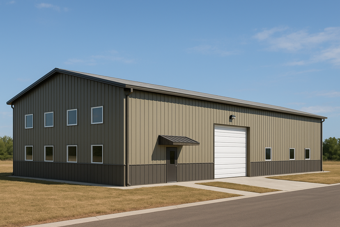 M's 30x60 Steel Building in Tennessee | General Steel