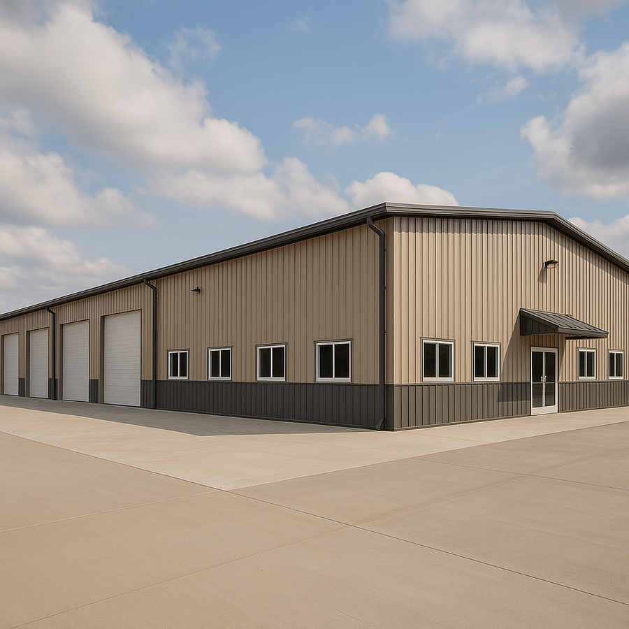 Matthew's 60x125 Metal Building in Georgia | General Steel