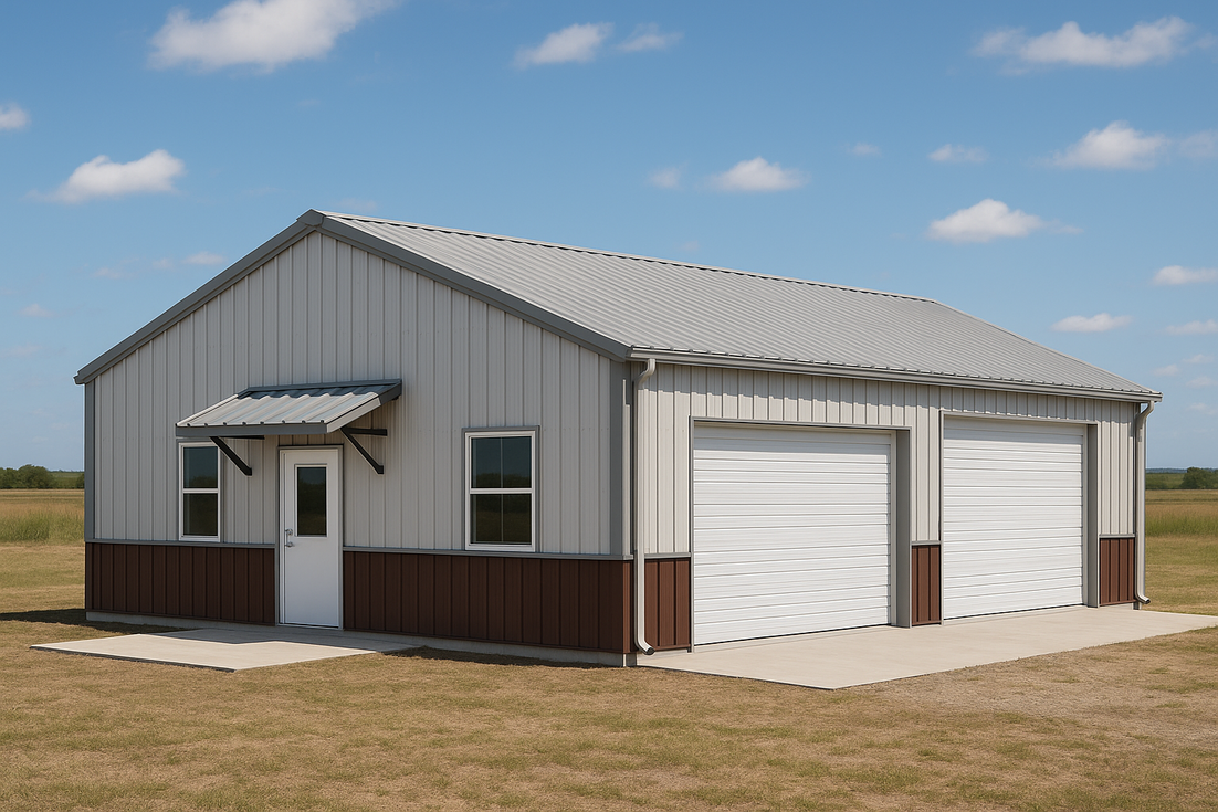 Carson's 30x55 Metal Building in Nebraska | General Steel