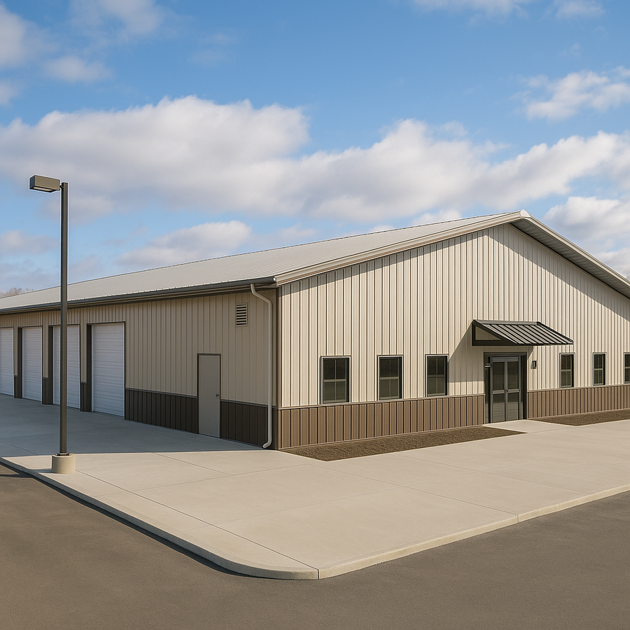 Nate's 60x100 Metal Shop Building in Wyoming | GenSteel
