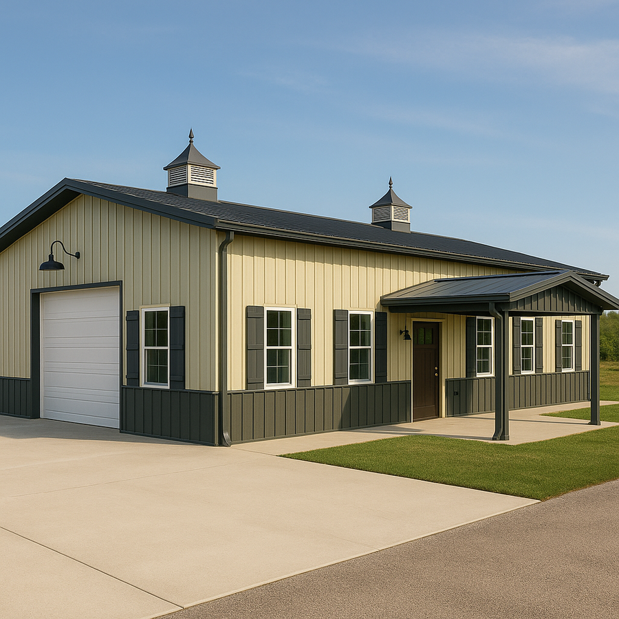 Patsy's 40x60 Barndominium in Georgia | General Steel