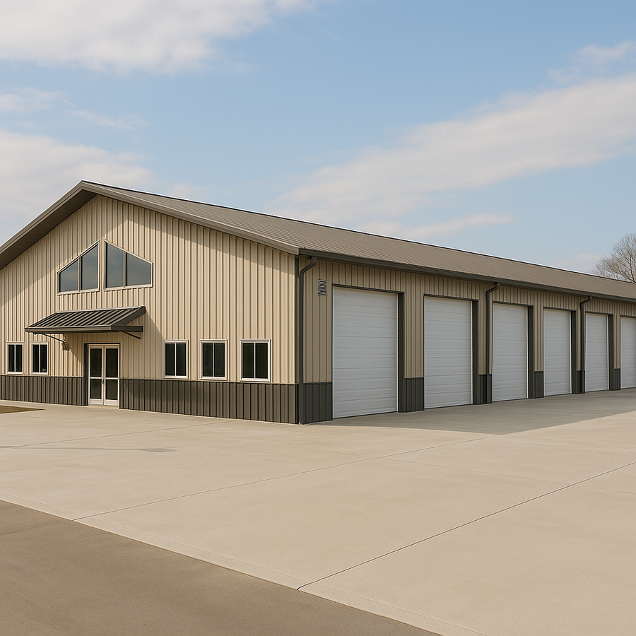 Ryan's 60x120 Metal Building Kit in Iowa | General Steel