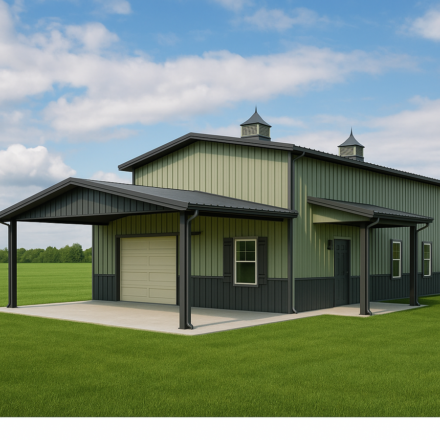 Bruce's 30x60 Steel Barndominium in New York | General Steel